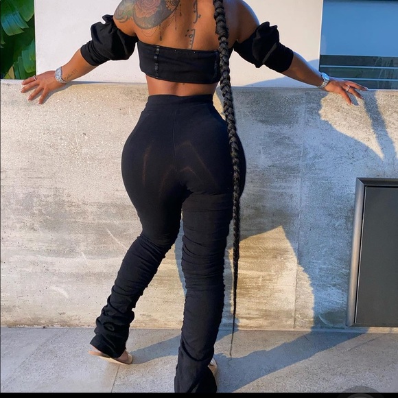 Other | Gsuwoo Stacked Sweats Set | Poshmark